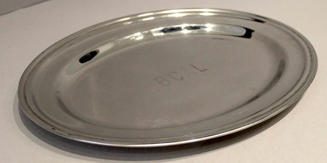 BRITISH CALEDONIAN AIRWAYS Airline Oval Tray Bcal Cabin Service ...