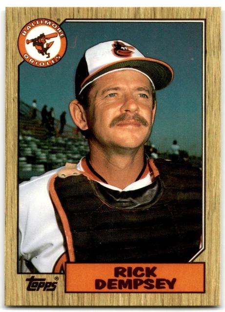 1987 TOPPS TIFFANY Rick Dempsey Baltimore Orioles #28 EUR 2,76 ...