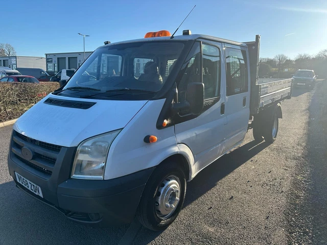 FORD TRANSIT D/CAB Chassis TDCi 100ps [DRW] TIPPER £4,995.00 - PicClick UK