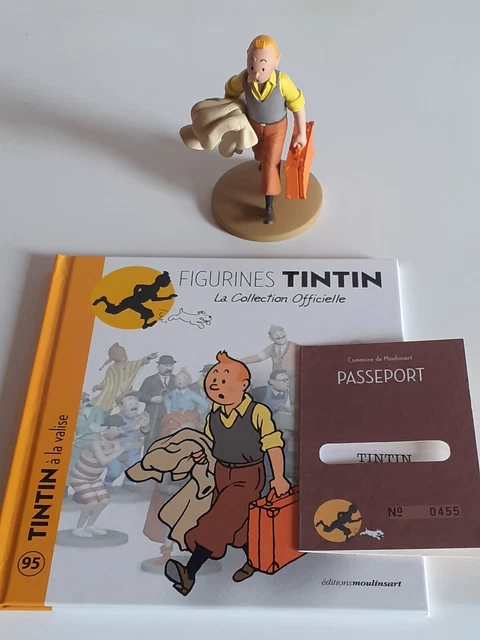 FIGURINE TINTIN COLLECTION Officielle N° 95 TINTIN A LA VALISE EUR 65 ...