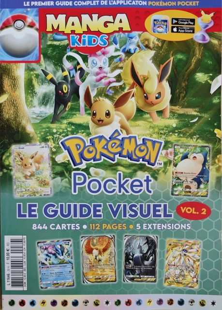 MAG MANGA KIDS POKÉMON POCKET : LE GUIDE VISUEL VOL2, 844 Cartes 5 ...