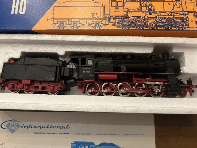 ROCO BR 58 der DB Dampflok - Spur H0 (4112) EUR 70,00 - PicClick DE