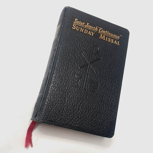 ST JOSEPH DAILY Continuous Sunday Missal 1961/1956 ED Catholic ...