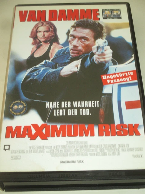 MAXIMUM RISK - VHS/Action/Jean-Claude van Damme/Natasha Henstridge ...
