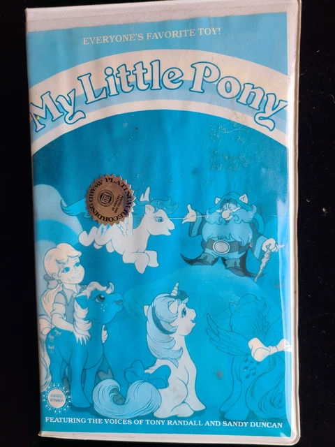 MY LITTLE PONY (VHS, 1985) Vintage Children's Video Library - Animated ...