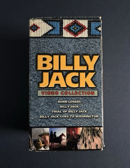 BILLY JACK VIDEO Collection VHS (Tom Laughlin, Delores Taylor) 1999 £13 ...