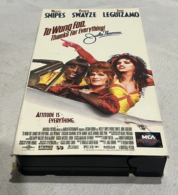 TO WONG FOO, Thanks for Everything Julie Newmar (VHS, 1996) Patrick ...