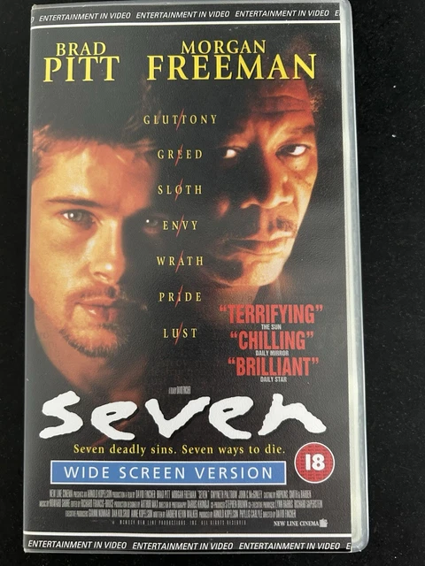 SEVEN VHS WIDESCREEN Version £2.80 - PicClick UK