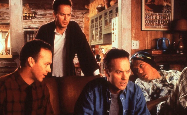 DIAPOSITIVE DE PRESSE Slide Michael Keaton "Multiplicity" Harold Ramis ...