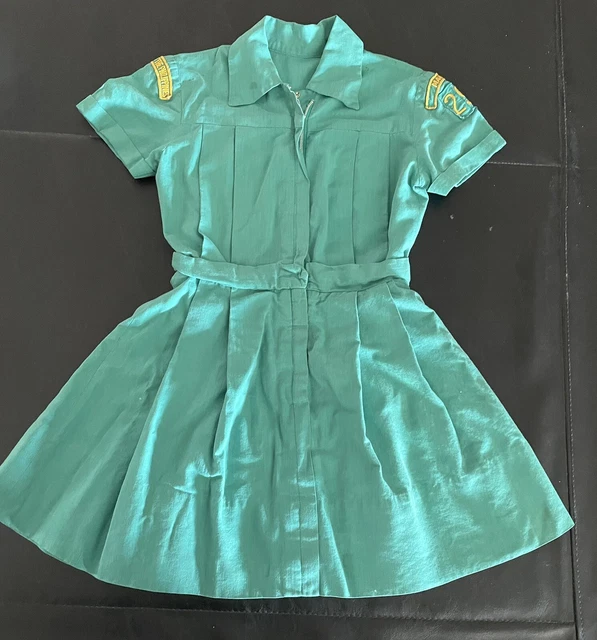 RARE VINTAGE GIRL SCOUT (NOT GUIDES) PHILIPPINES UNIFORM DRESS-MANILA ...