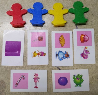 VINTAGE CANDYLAND GINGERBREAD Game Pieces ONLY Token-Markers 4 Pcs & 6 ...