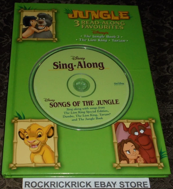 JUNGLE BOOK WITH 3 Read-Along Favourites + Cd (Jungle Book 2,Lion King ...