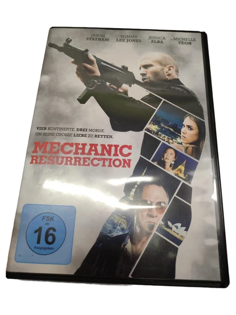 MECHANIC RESURRECTION DVD Action Jason Statham Deutsch Verbrecherjagd ...