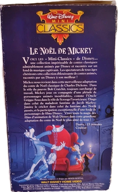 DISNEY - LE Noel De Mickey VHS French Tested $11.99 - PicClick CA