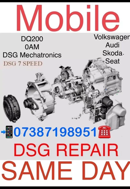 DSG GEARBOX MECHATRONIC Repair Service DQ200 0AM 7 Speed (Mobile Repair ...