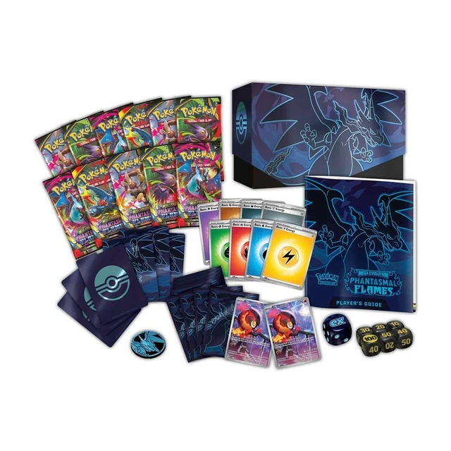 POKÉMON CENTER MEGA Evolution:Phantasmal Flames Elite Trainer Box PRE ...