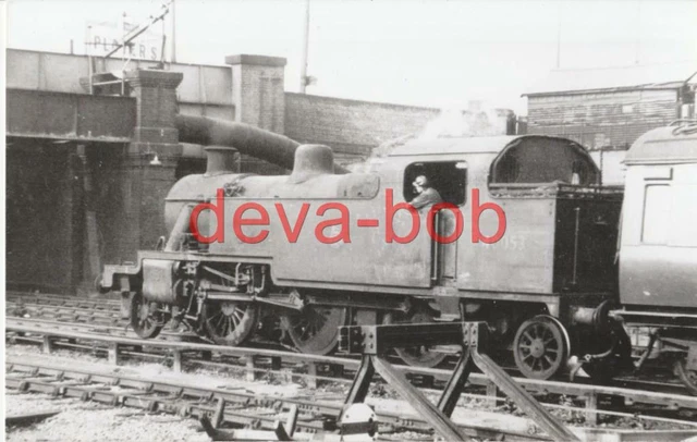 RAILWAY PHOTO PRINT LMS 3P 40053 Chester General Fowler 2-6-2T Loco £3. ...
