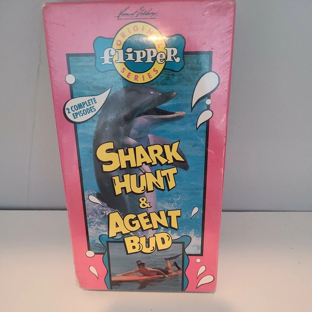 FLIPPER THE ORIGINAL Tv Series 2 Episodes Shark Hunt & Agent Bud Vhs ...