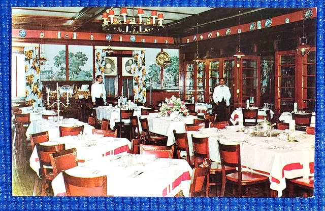 VINTAGE REBER'S HOTEL & Restaurant Interior View Barryville New York ...