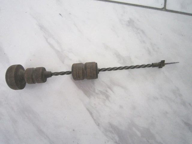 ALTE ANTIKE HANDBOHRMASCHINE, Vorbohrer, Handleier Handbohrer ,Bohrer ...