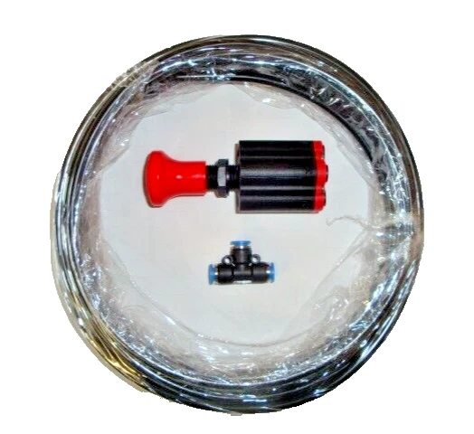 PUSH PULL PTO DASH MOUNT AIR PTO SWITCH 6MM AIR INTERLOCK c/w 8M AIR ...