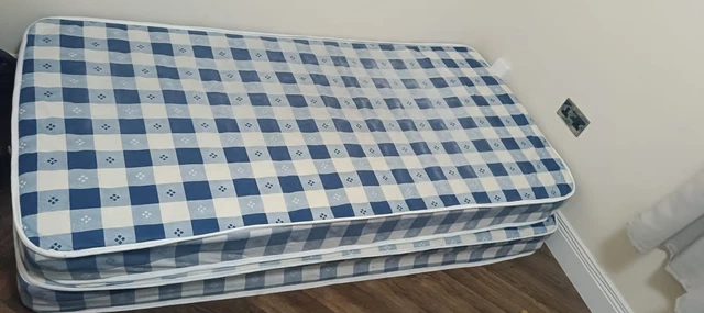 I HAVE 3 mattresses and 4 bed frames ready for collection with packing ...