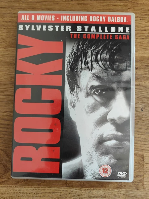DVD - ROCKY The Complete Saga All Six Movies Stallone Boxset PAL UK R2 ...