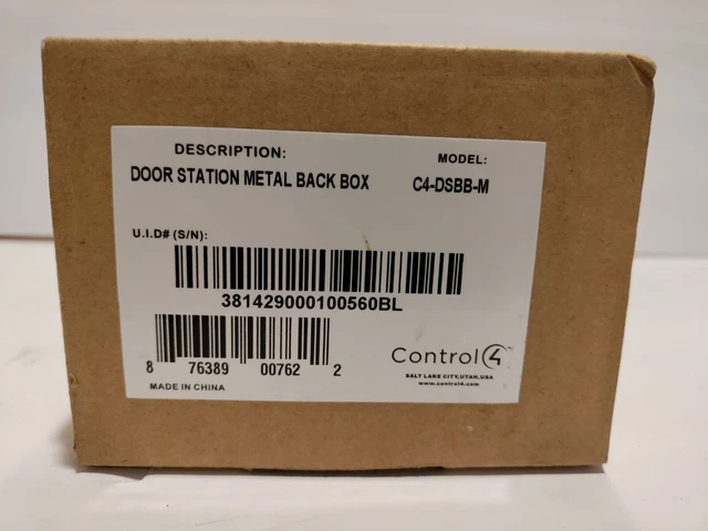 CONTROL4 DOOR STATION Metal Back Box, C4-DSBB-M $14.99 - PicClick
