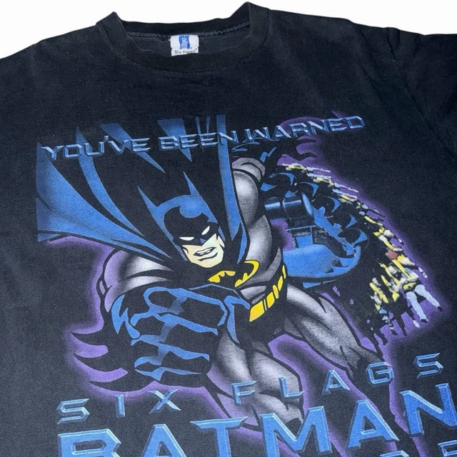 BATMAN DC COMICS Six Flags Vintage 1997 Single Stitch Graphic T-Shirt ...