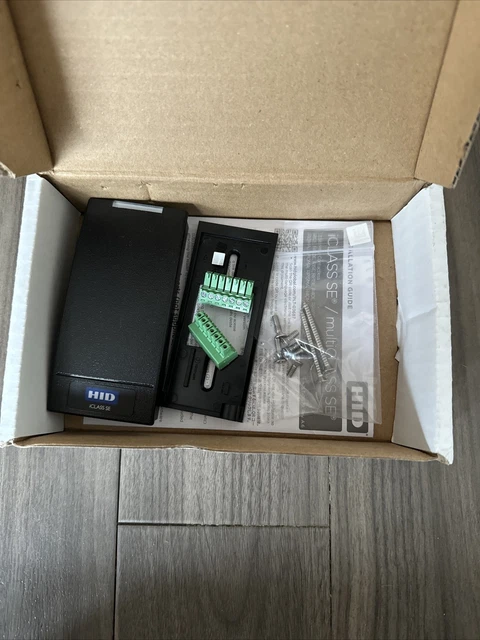 HID ICLASS SE R10 Mini Mullion Card Reader 900NTNNEK00000 No Wires ...