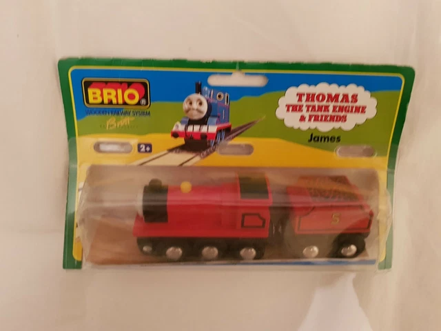 THOMAS THE TANK Engine & Friends BRIO JAMES WOOD TRAIN WOODEN NEW IN ...