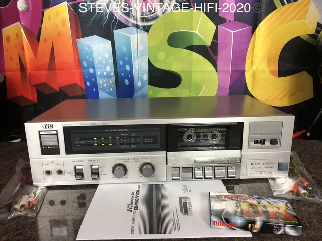 JVC KD-V100 STEREO Cassette Deck 1983 🇯🇵 Rare Serviced Mint L@@K Free P ...