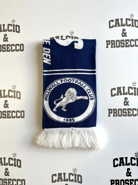 SCARF MILLWALL STADIUM THE DEN ULTRAS 2025/26 sciarpa calcio & prosecco ...