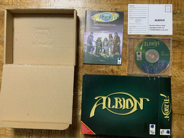 ALBION - PC CD ROM - Big Box - OVP/ not CIB - Blue Byte 1995 EUR 59,99 ...