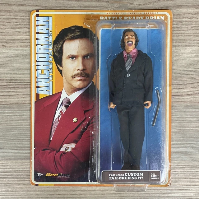 BATAILLE PRÊT BRIAN Gris Costume Anchorman la Légende De Ron Bordeaux ...