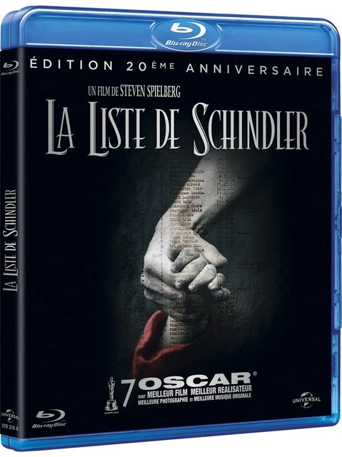 LA LISTE DE schindler (Blu-ray) Liam Neeson Ben Kingsley Steven ...