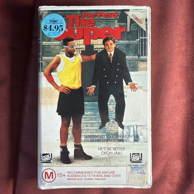 THE SUPER (VHS, Ex Rental, Clamshell, 1991) : Joe Pesci - Free Shipping ...