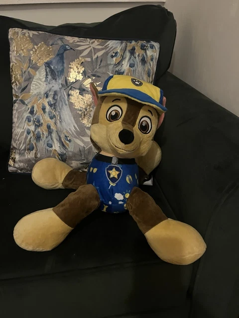 VERY LARGE PLUSH Teddy Nickelodeon’s Paw Patrol Character Chase Dog Toy ...