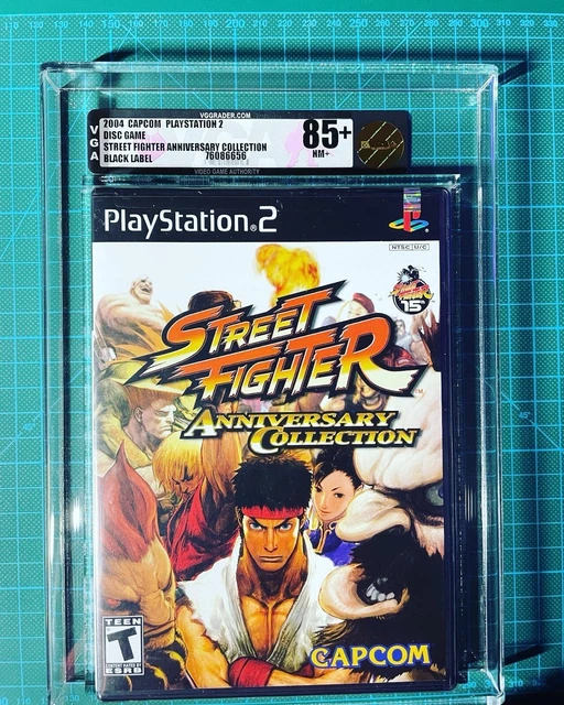 STREET FIGHTER: ANNIVERSARY Collection PS2 1.Print VGA 85+ no Wata CGC ...