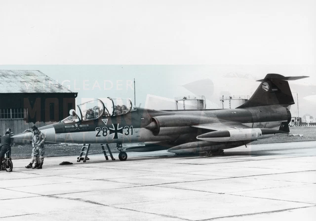 LOCKHEED F-104 STARFIGHTER - German Air Force - Original photo £9.00 - PicClick UK