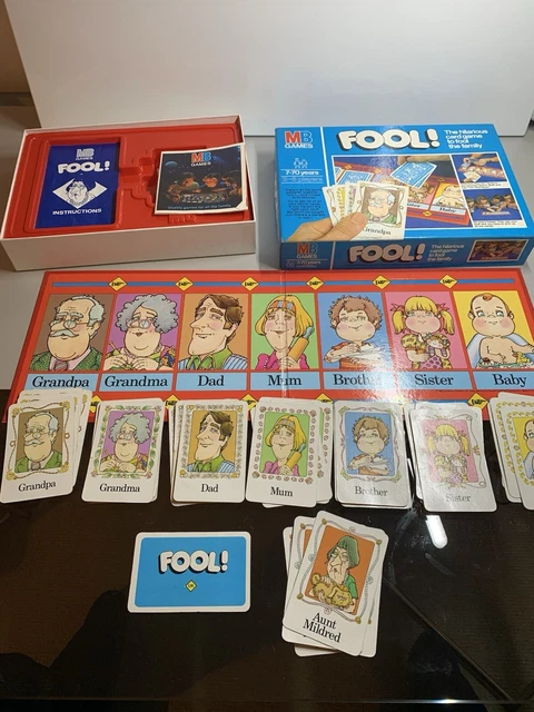 VINTAGE RETRO 1980S MB Games FOOL Family Board Game - Complete set of ...