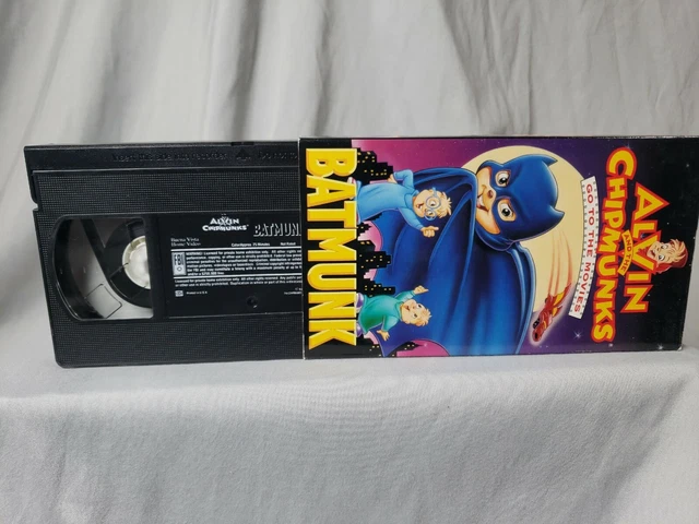 ALVIN AND THE Chipmunks Go to the Movies - Batmunk (VHS, 1992) EUR 11 ...