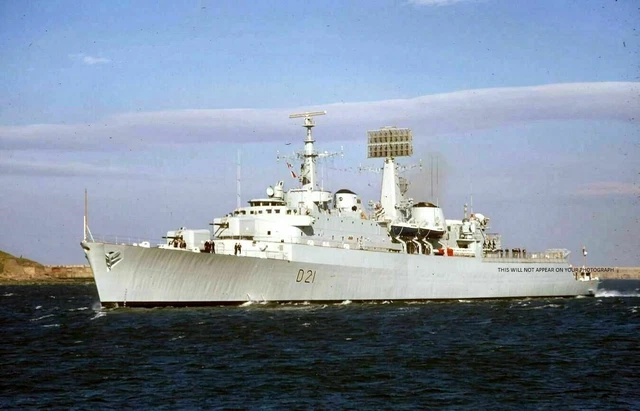 PHOTOGRAPH ROYAL NAVY. HMS "Norfolk" (D21) County class destroyer. Fine ...