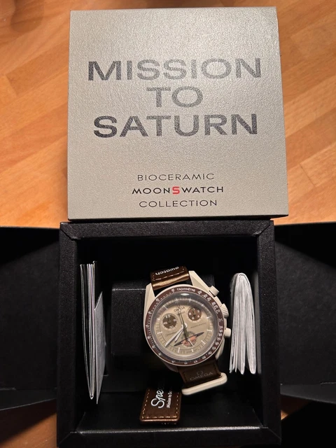 SWATCH X OMEGA Bioceramic Moonswatch Mission to Saturn EUR 350,00 ...