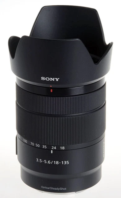 SONY SEL-18135 OBJECTIF Zoom 18-135mm F3.5-5.6 Oss (E-Mount Aps-C ...