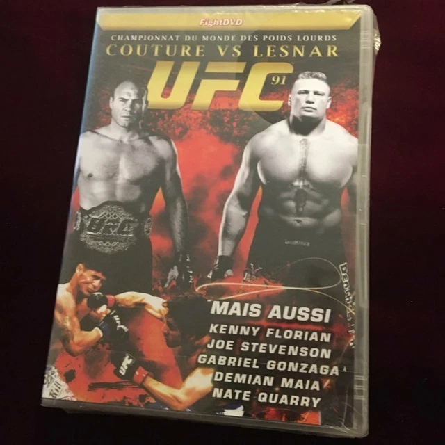 UFC 91 COUTURE VS LESNAR DVD 2008 ULTIMATE FIGHTING CHAMPIONSHIP 9 Full ...