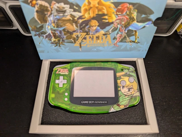 NINTENDO LINK ZELDA Complete Shell Kit Game Boy Advance Housing GBA Box ...