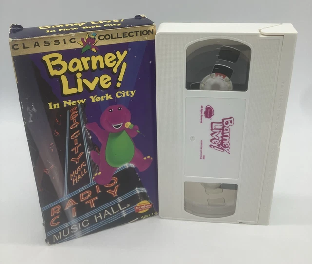 BARNEY - LIVE In New York City (VHS, 1994, Classic Collection) £9.12 ...