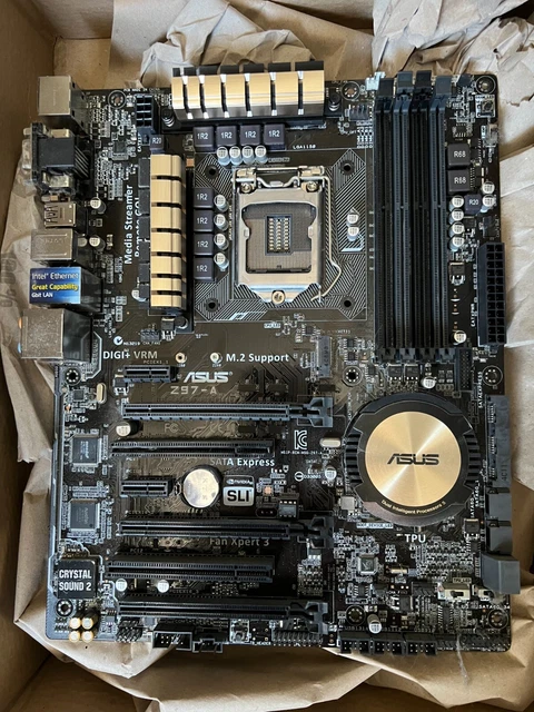 ASUS Z97-A, LGA 1150/Socket H3, Intel (90MB0ID0-M0EAY0) Motherboard £19 ...