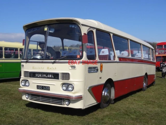 PHOTO WESTERN Welsh Aec Reliance Bus No 145 Reg Reg Abo 145B £1.20 ...